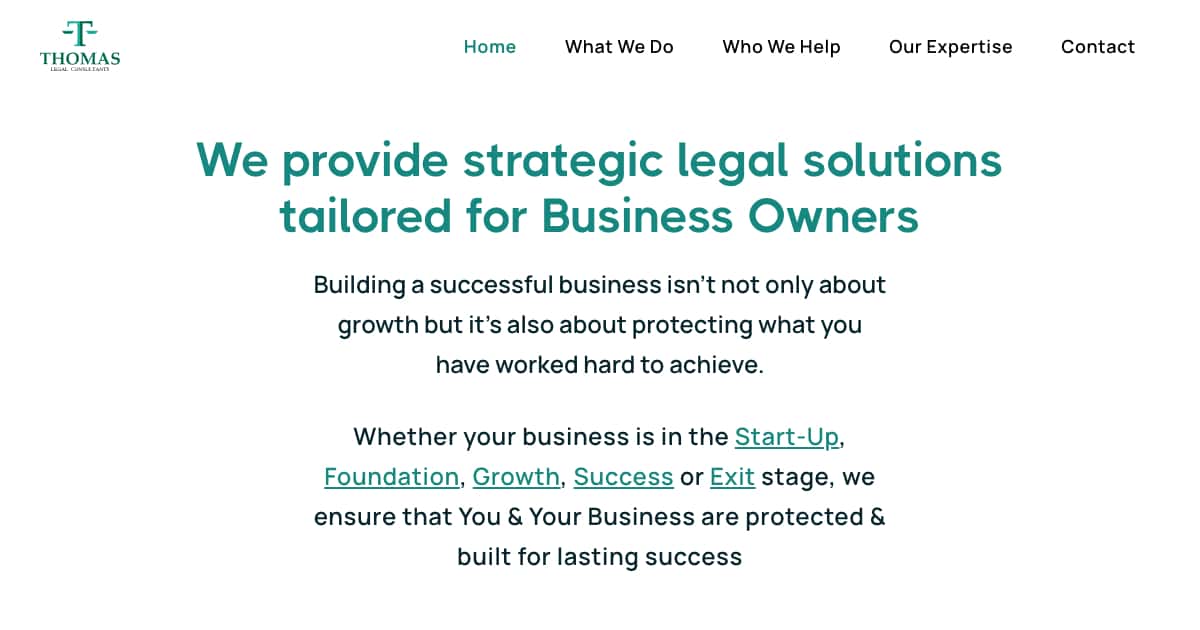 Thomas Legal Consultants - Protect Your Business. Protect Yourself.